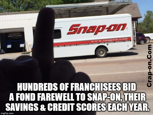 SNAP-ON Franchisee Memorial 2016 – Crap-on Dealer Program